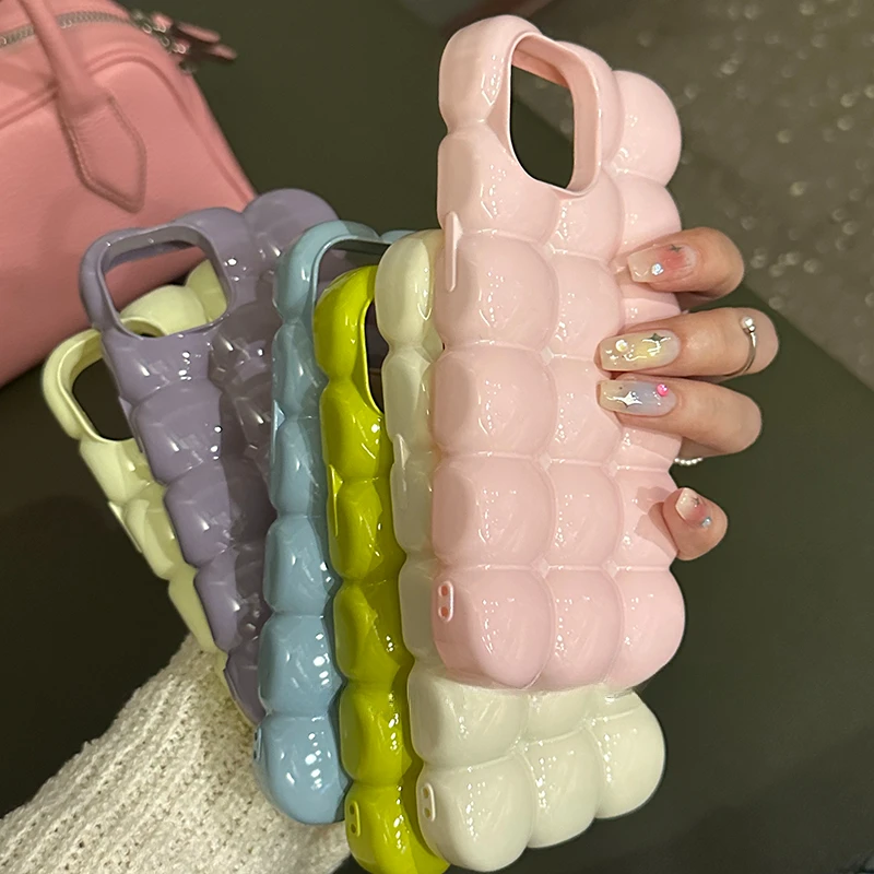 Capa-de-telefone-com-sensa-o-Chubby-Puffs-para-iPhone-tampa-traseira ...