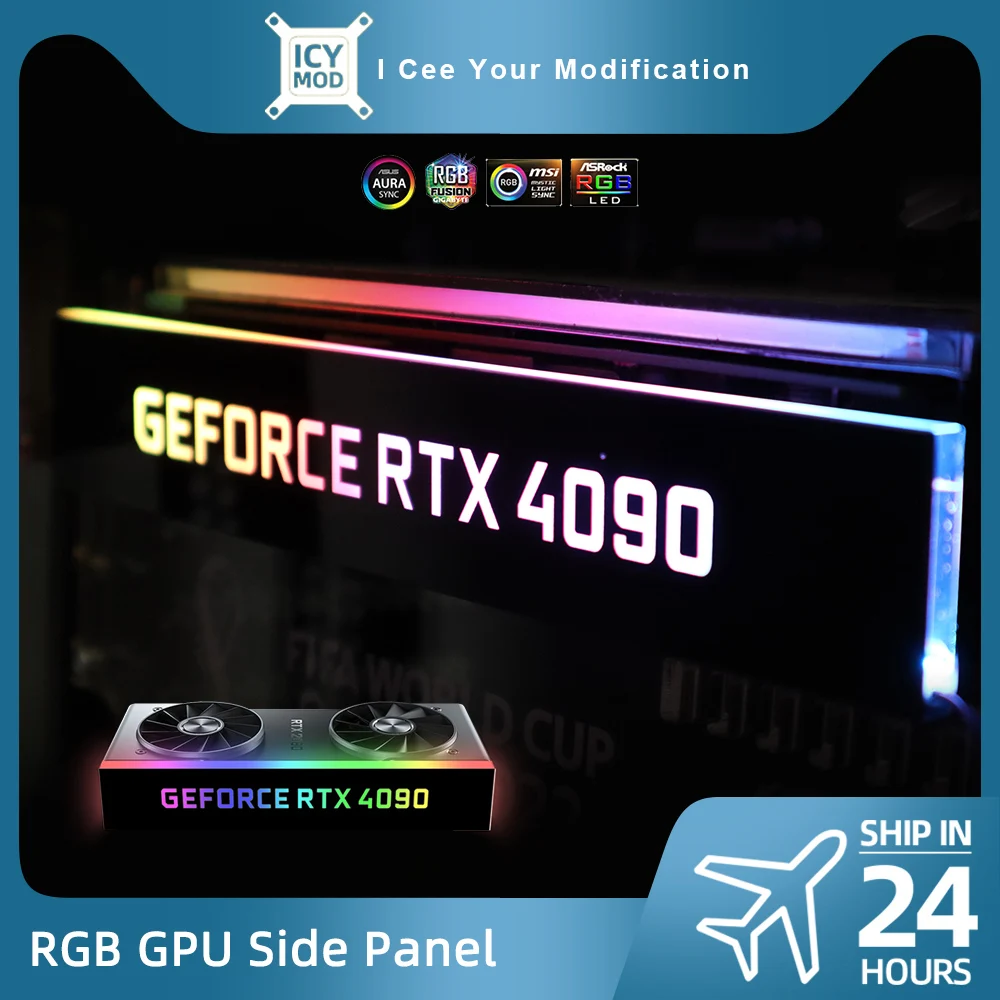 RGB-GPU-Side-Panel-Customizable-A-RGB-VGA-Decoration-Video-Card-Cover ...