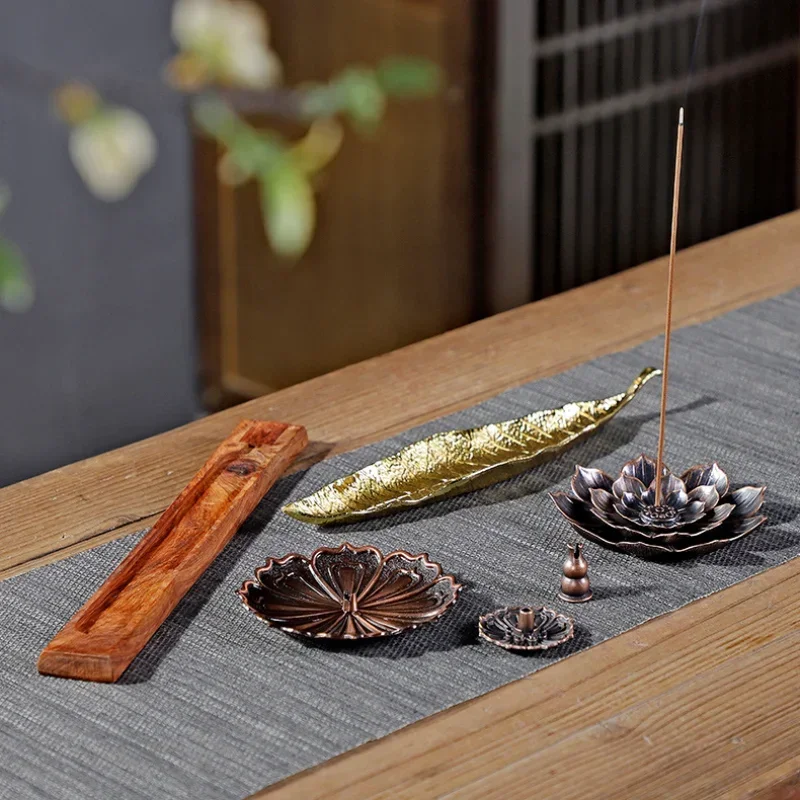 Alloy Incense Burner Incense Support Rods Holder Ash Catcher Incense ...