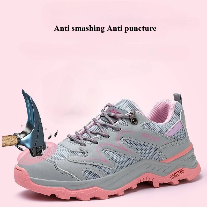 Women's Shoes Indestructible Womens Safety Shoes Anti Smashing Anti ...