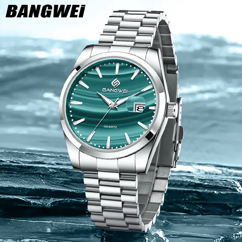 BANGWEI 2025 New Luxury Mens Watch LIGE Fashion Business Watches Men ...