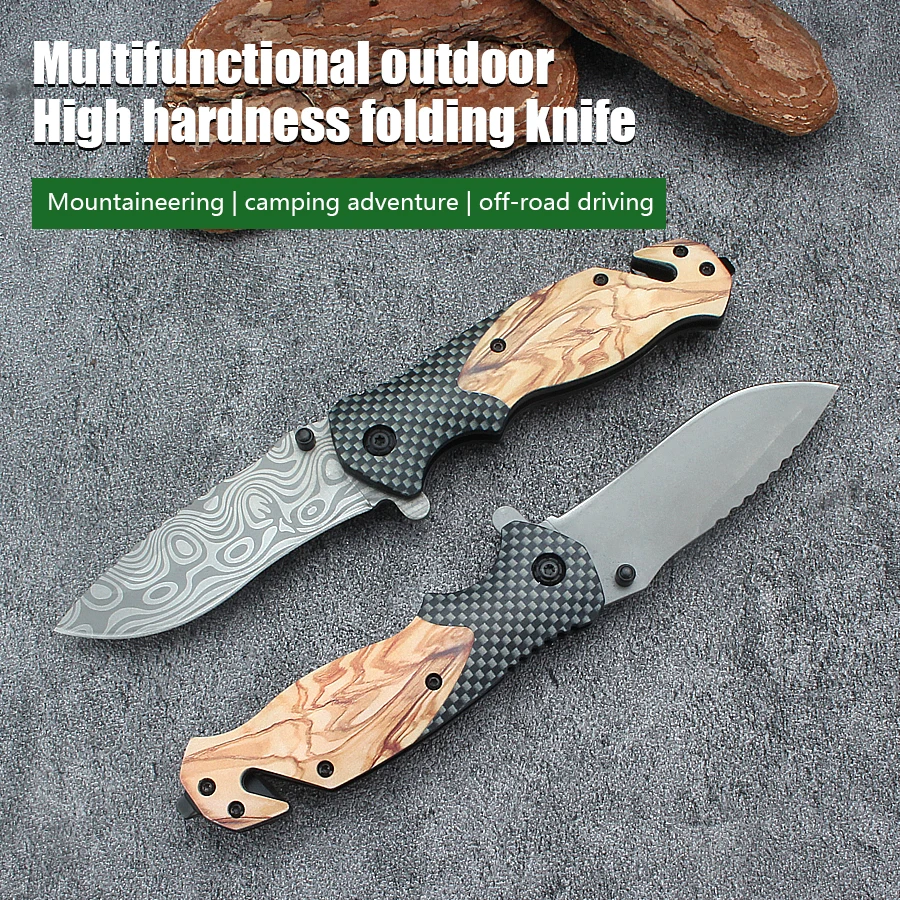 Outdoor-Folding-Knife-Camping-Survival-High-Hardness-Stainless-Steel ...