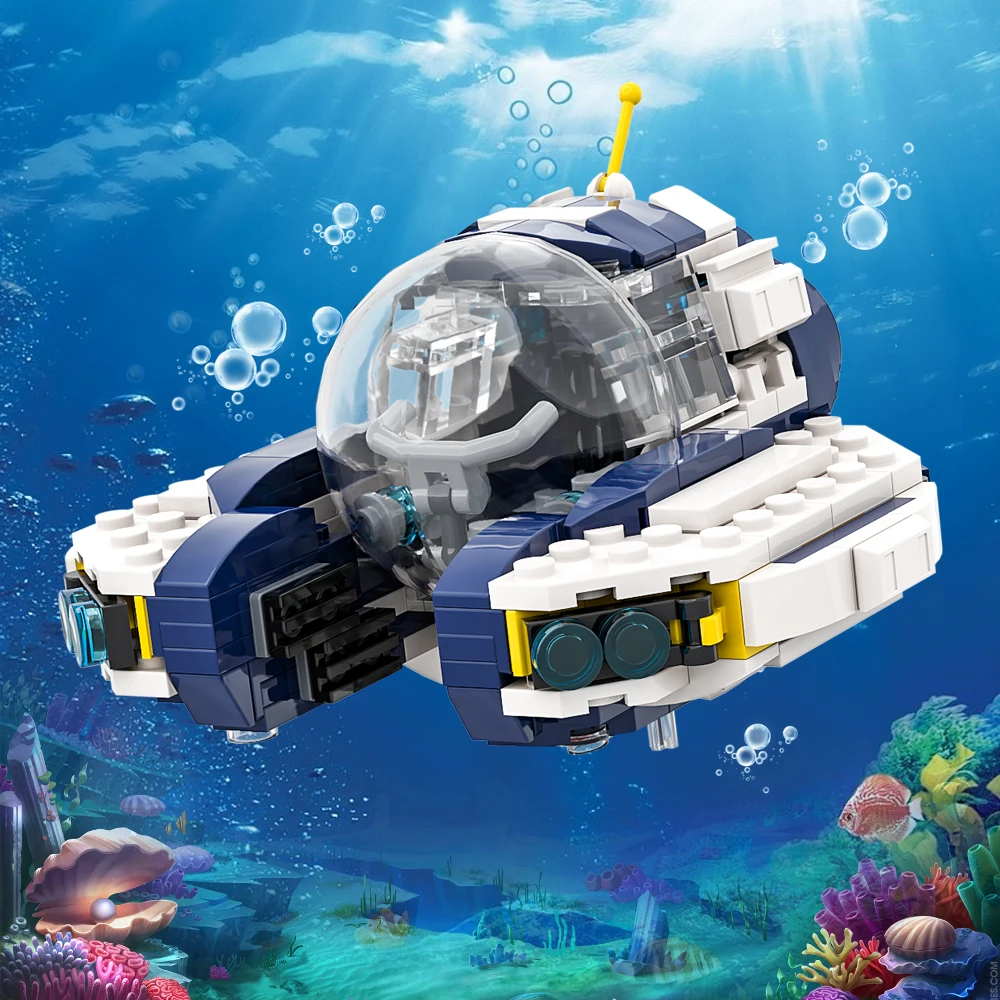 MOC-Subnautica-Seamoth-Vehicle-Game-Submarine-Bricks-Mini-Sub ...