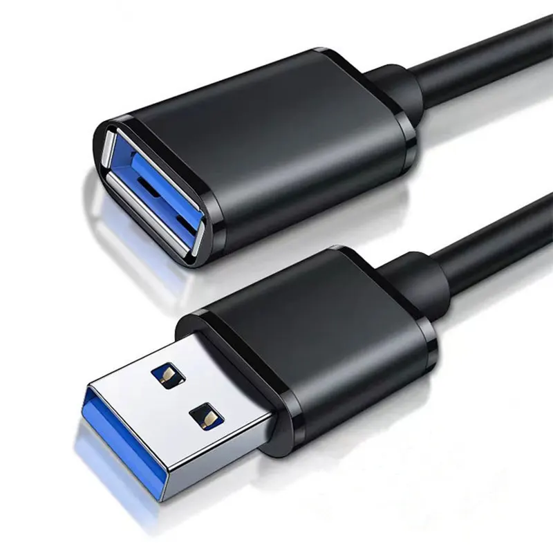 Cable de extensión USB 3,0 macho a hembra, extensor de velocidad rápida ...