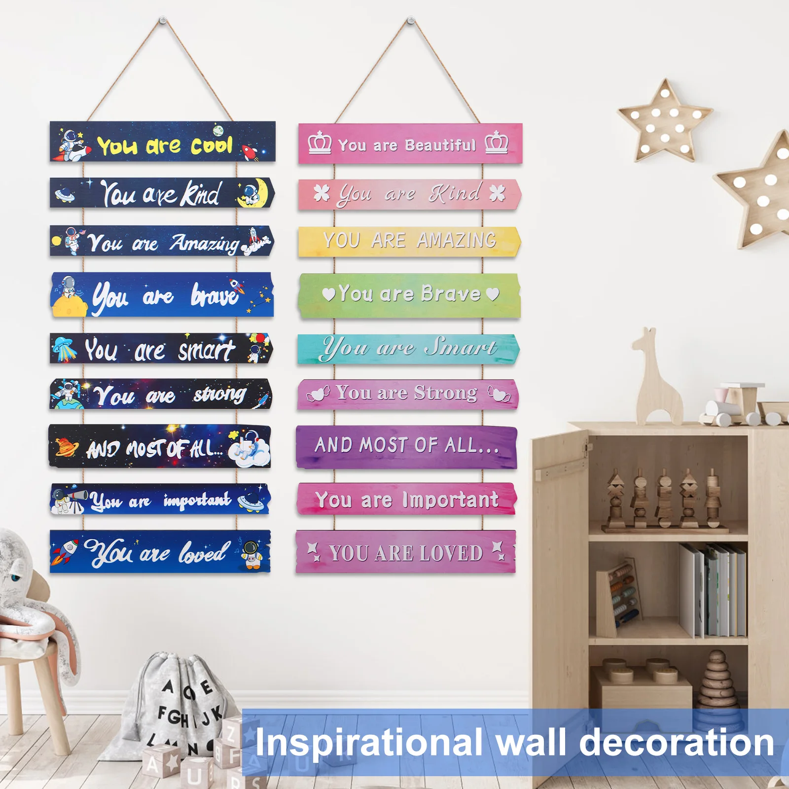 Inspirational-Wall-Art-Decor-Space-Wooden-Motivational-Plaque-Wall ...