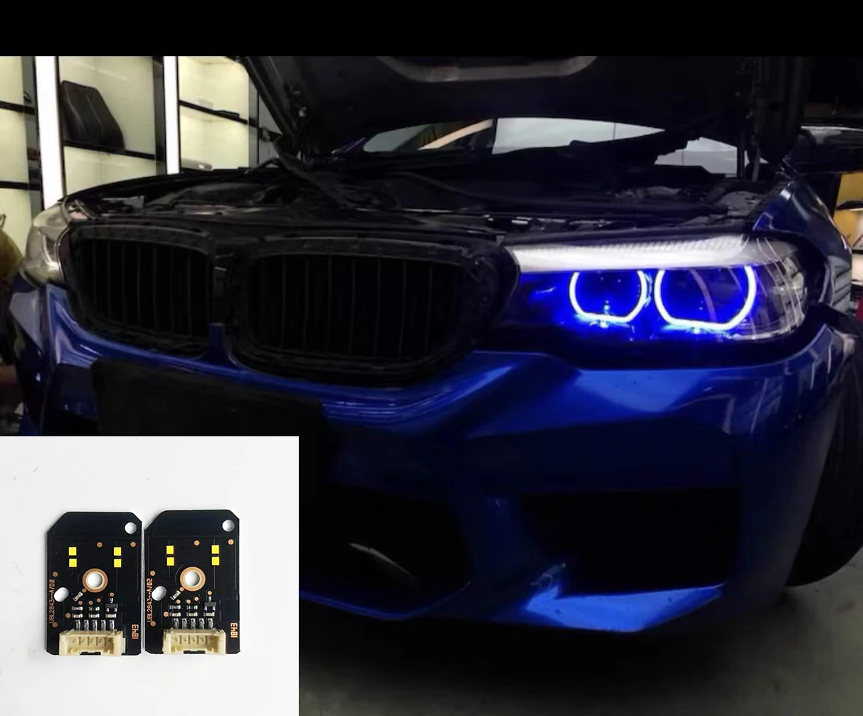 For-BMW-5-series-M5-F90-DRL-multicolor-LED-boards-G30-G38-daytime ...