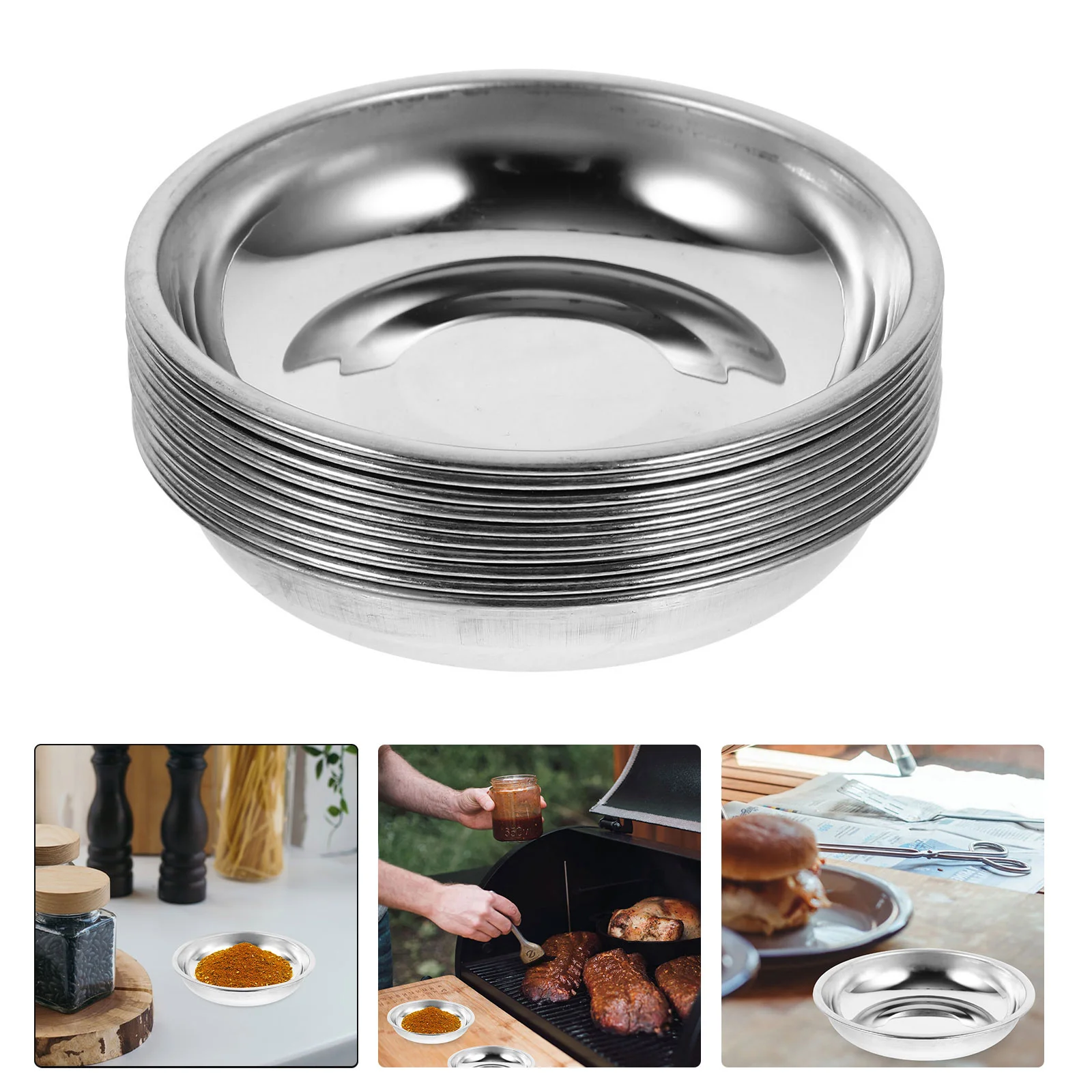 10-Pcs-Disc-Set-BBQ-Dishes-Mustard-Bowls-Seasoning-Mixing-Glass ...