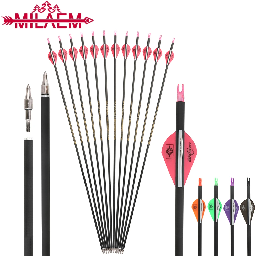32-Inch-Pure-Carbon-Arrow-Spine-300-600-Fit-ID-6-2mm-Shaft-with-2-Inch.jpg