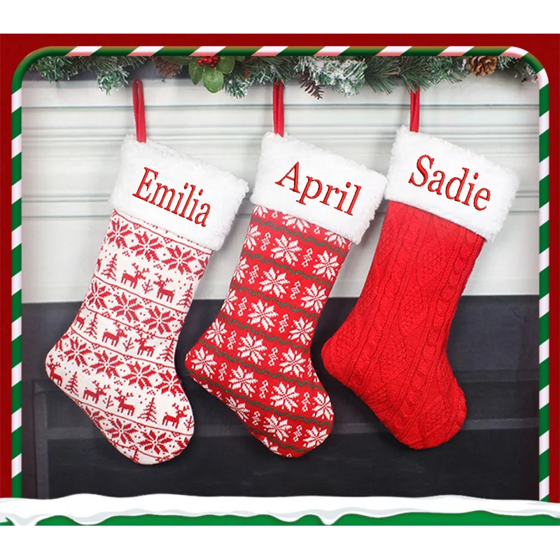 Personalized-Embroidered-Name-Christmas-Socks-Cartoon-Christmas-Socks ...