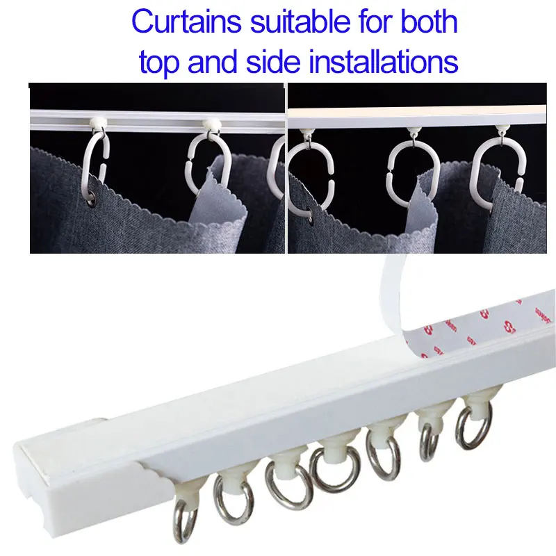 Strong-Self-Adhesive-Curtain-Track-Without-Punching-Nano-Silent-Sliding ...