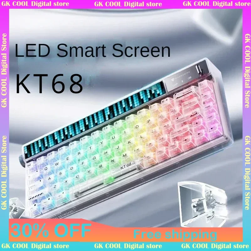 Original-Three-mode-KT68-Pro-Mechanical-Keyboard-with-Screen-Mechanical ...