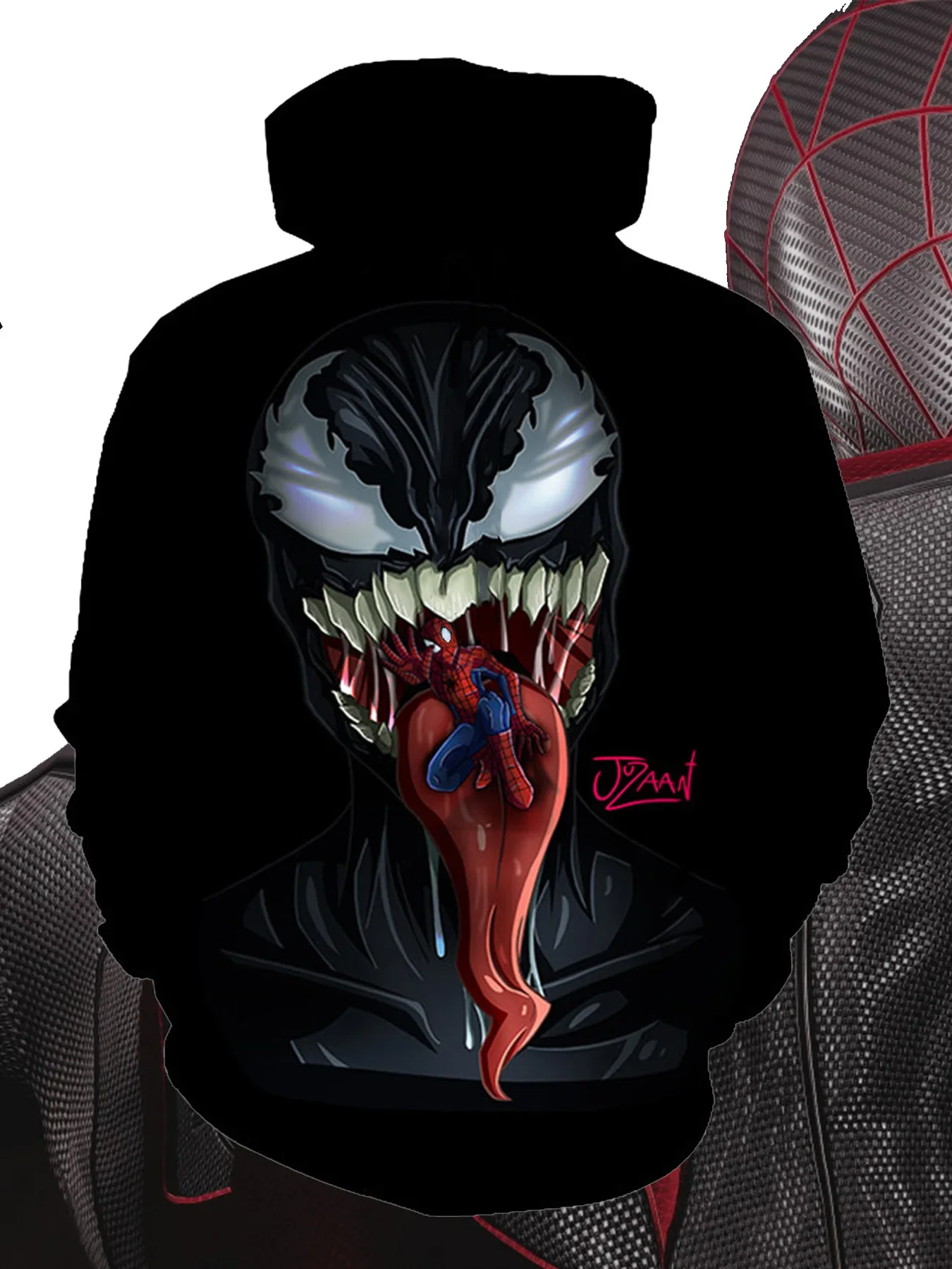 Venom-Sudadera-de-manga-larga-con-capucha-para-hombre-prenda-de-vestir ...