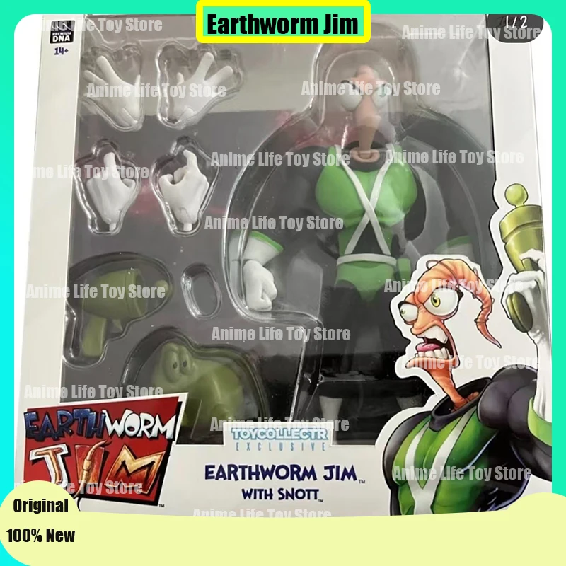 PDNA-Earthworm-Jim-Figure-PSY-CROW-Snot-Worm-Goldfish-Professor-Monkey ...