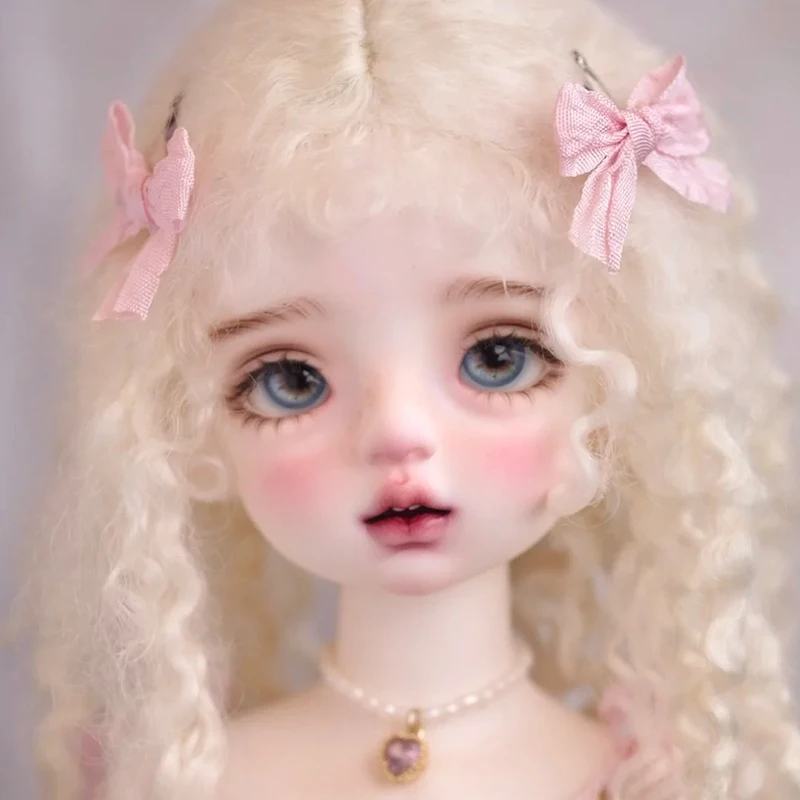 BJD Doll 1/6 ginger pretty girl delicate make-up Freckle make-up joint ...