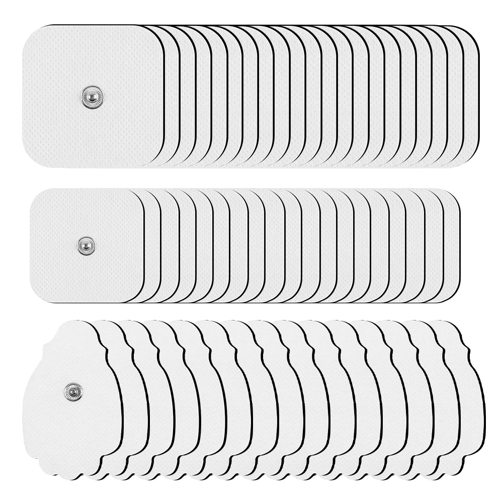 100-50PCS-Electrode-Pads-Gel-Patch-For-TENS-Acupuncture-Electrodes ...