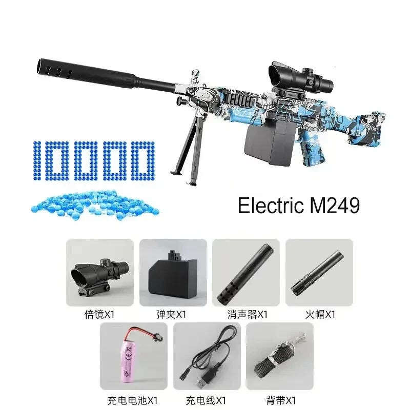 Electric-M416-Sniper-Rifle-Toy-Gun-Gel-Balls-Water-Ball-Bullet-Manual ...