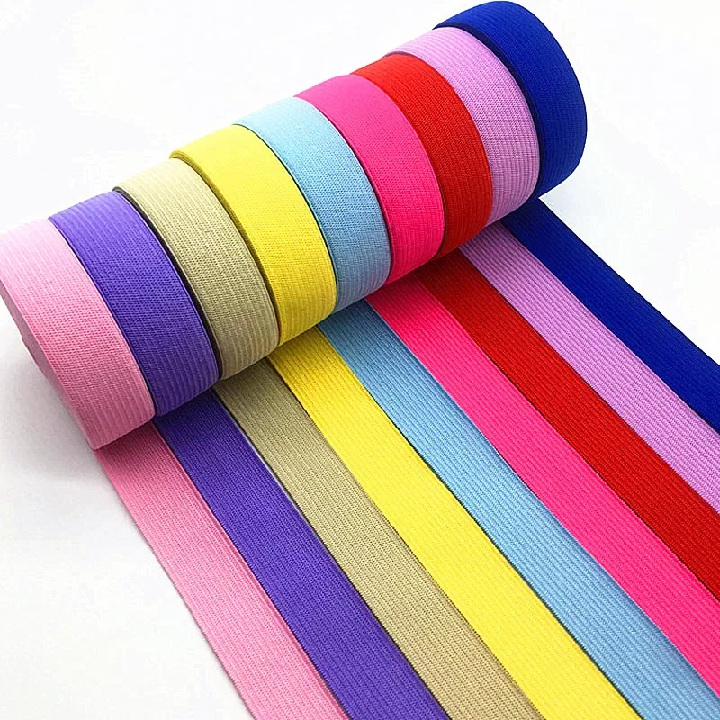2meter-20mm-Colorful-Elastic-Bands-Rope-Rubber-Band-2cm-Spandex-Ribbon ...