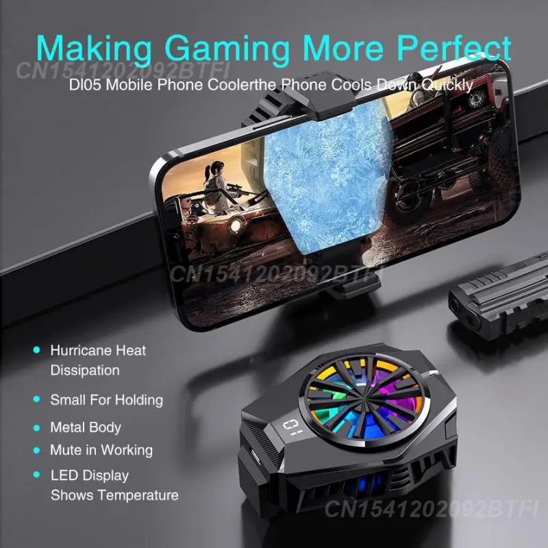 Mobile-Phone-Radiator-Gaming-Phone-Cooler-With-Led-Screen-Fast-Cooling ...