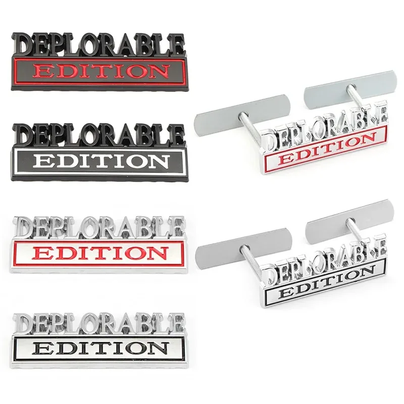 3D-Metal-DEPLORABLE-EDITION-Car-Front-Hood-Grille-Badge-Emblem-Decals ...