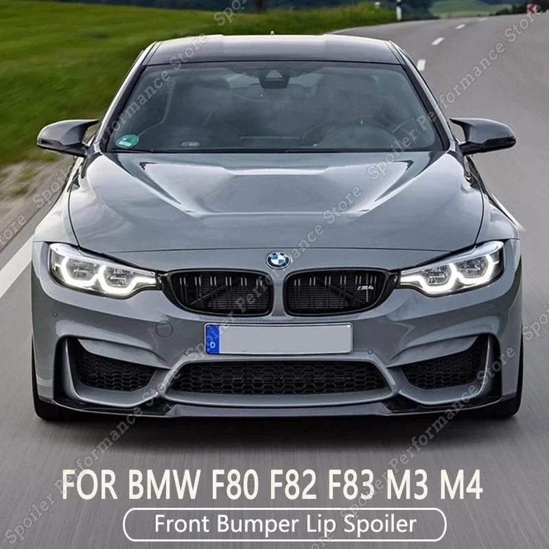 Car Front Bumper Lip Spoiler Splitter For BMW F80 F82 F83 M3 M4 CS ...