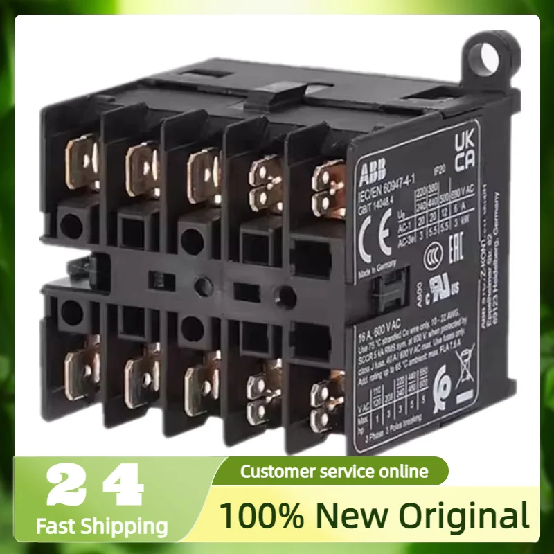 Contactor ABB IEC/EN 60947, 4-1, pin ancho, 24V, nuevo - AliExpress