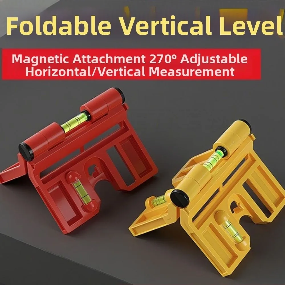 Folding Spirit Level Meter Multi-functional Professional Post Leveler ...