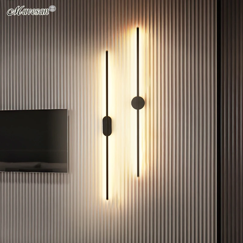 Nordic-Led-Wall-Lights-Long-Line-Strip-for-Corridor-Living-Room-Bedroom ...