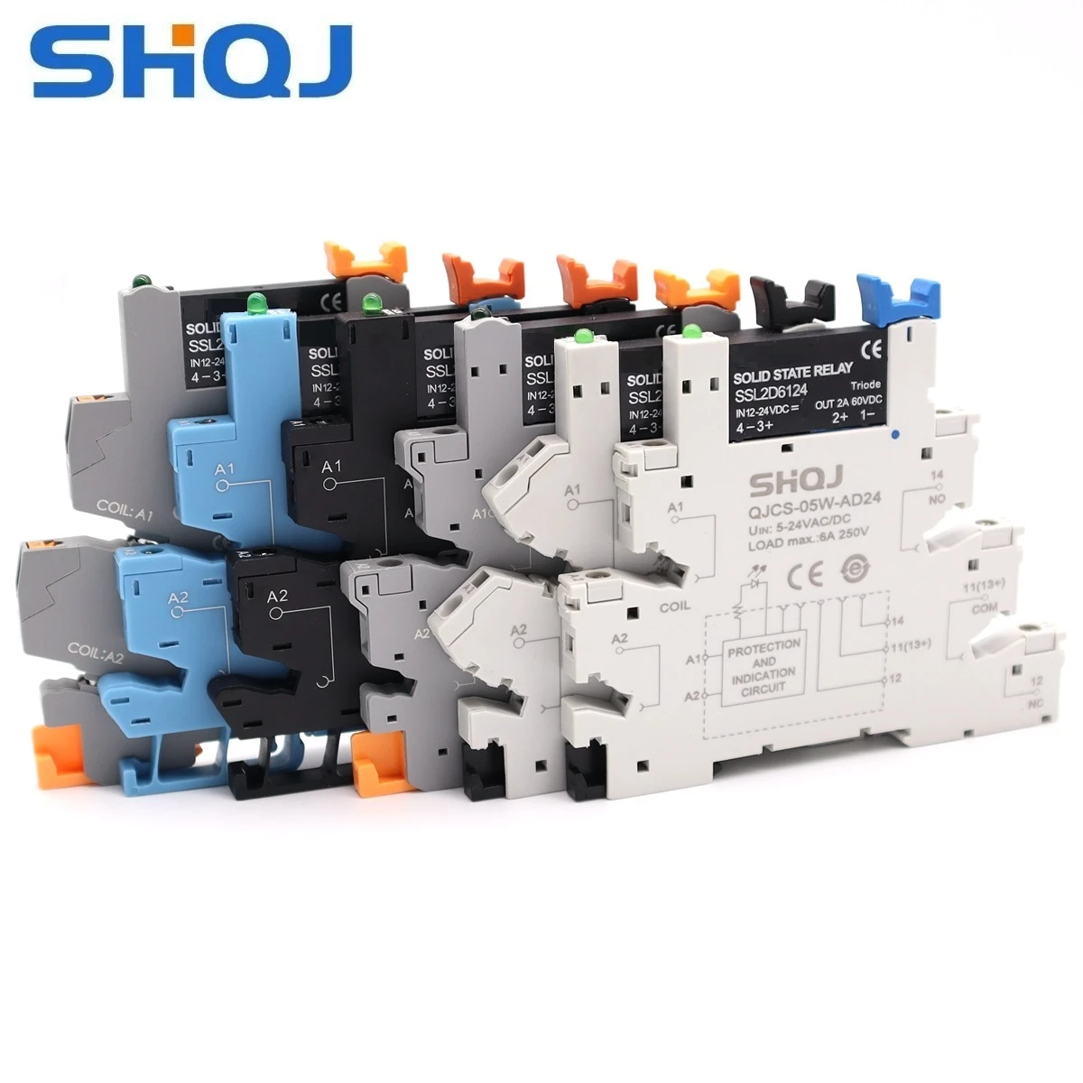 Relay Din Rail 24v Coil | Rail Mount Interface | Relay Coil 24vdc Din ...