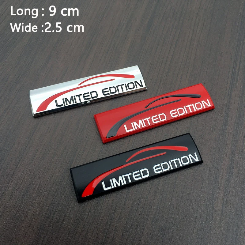 1pcs-Universal-3D-Zinc-Alloy-LIMITED-EDITION-Logo-Car-Rear-Sticker-Cool ...