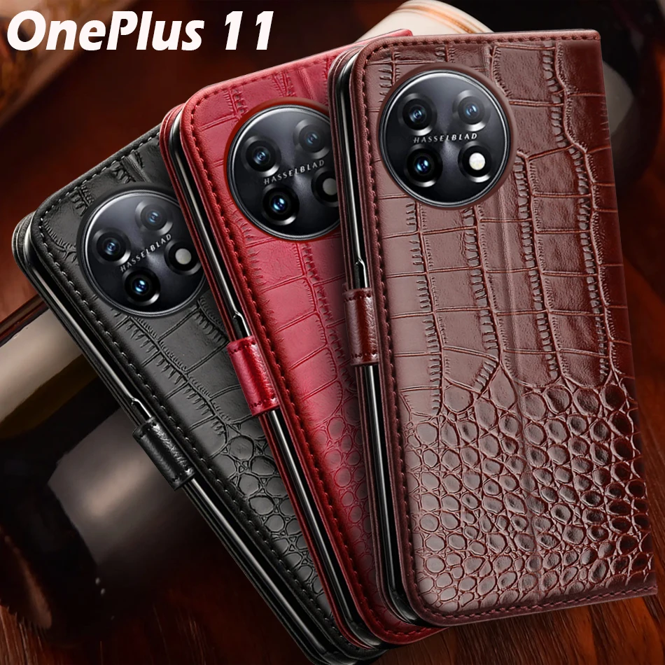 Protection-Phone-Cases-For-Oneplus-11-Case-Leather-Wallet-Flip-Cover ...