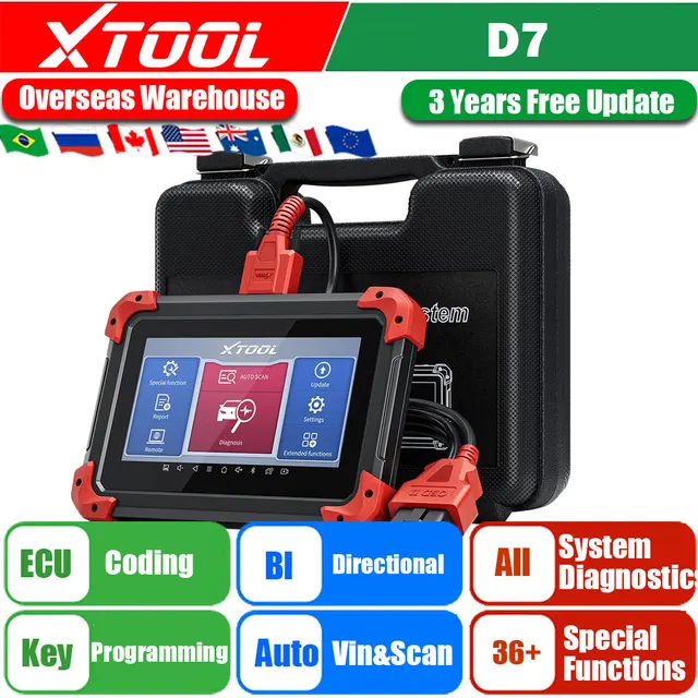 [Popular product] XTOOL D7: The Comprehensive Diagnostic and ECU Coding ...