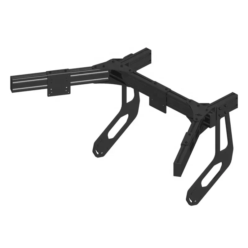 Custom DIY Adjustable 3 TV Monitor Mount Arm Bracket Triple Monitor ...