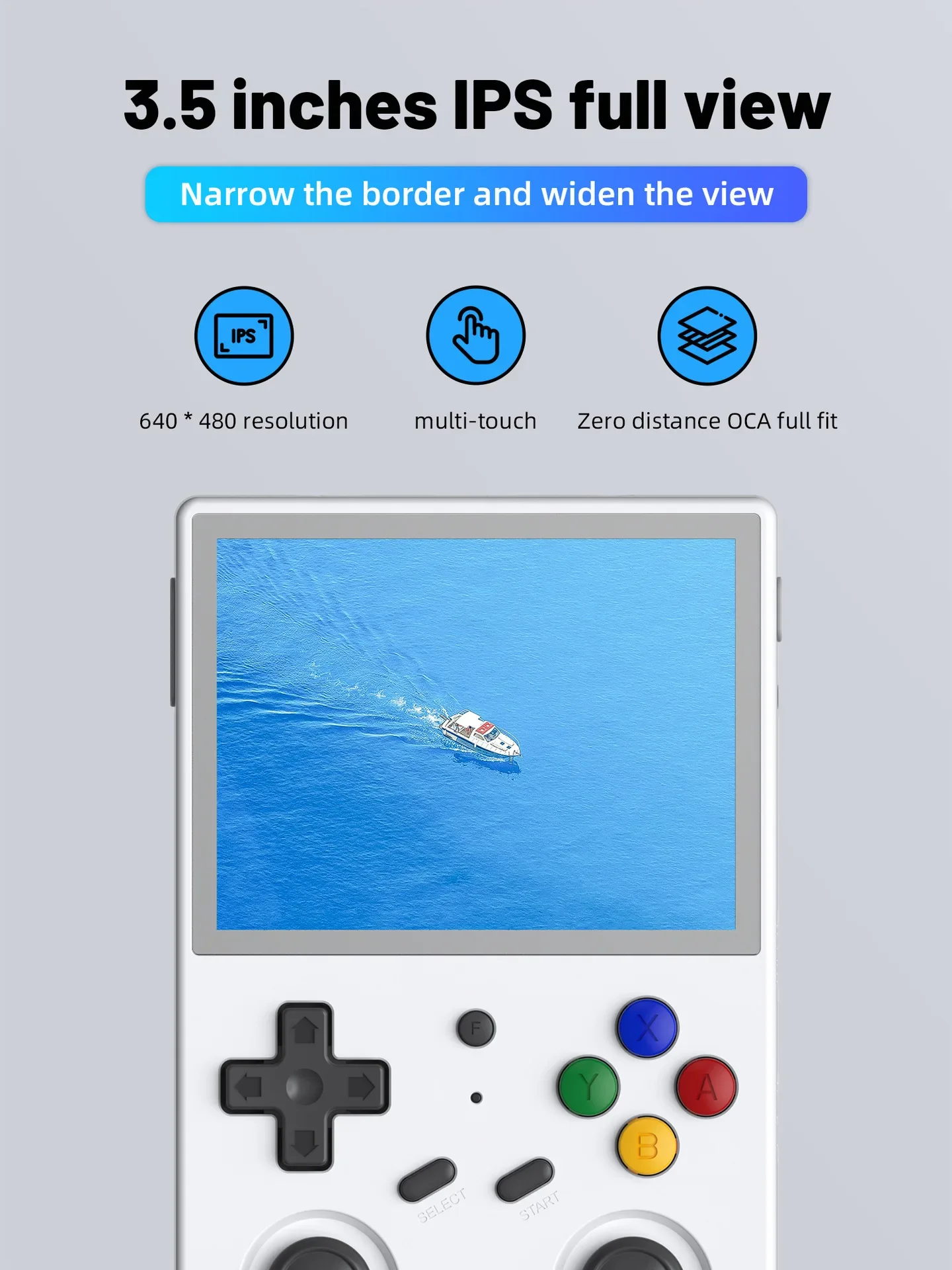 RG353VS Retro Game Console Handheld 3.5 Inch Screen RG353V Mini ...