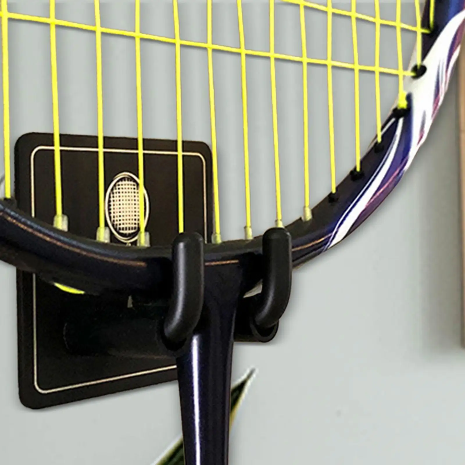 2x-Wall-Mounted-Racket-Rack-Metal-Wall-Hook-Storage-Organizer-Rack ...