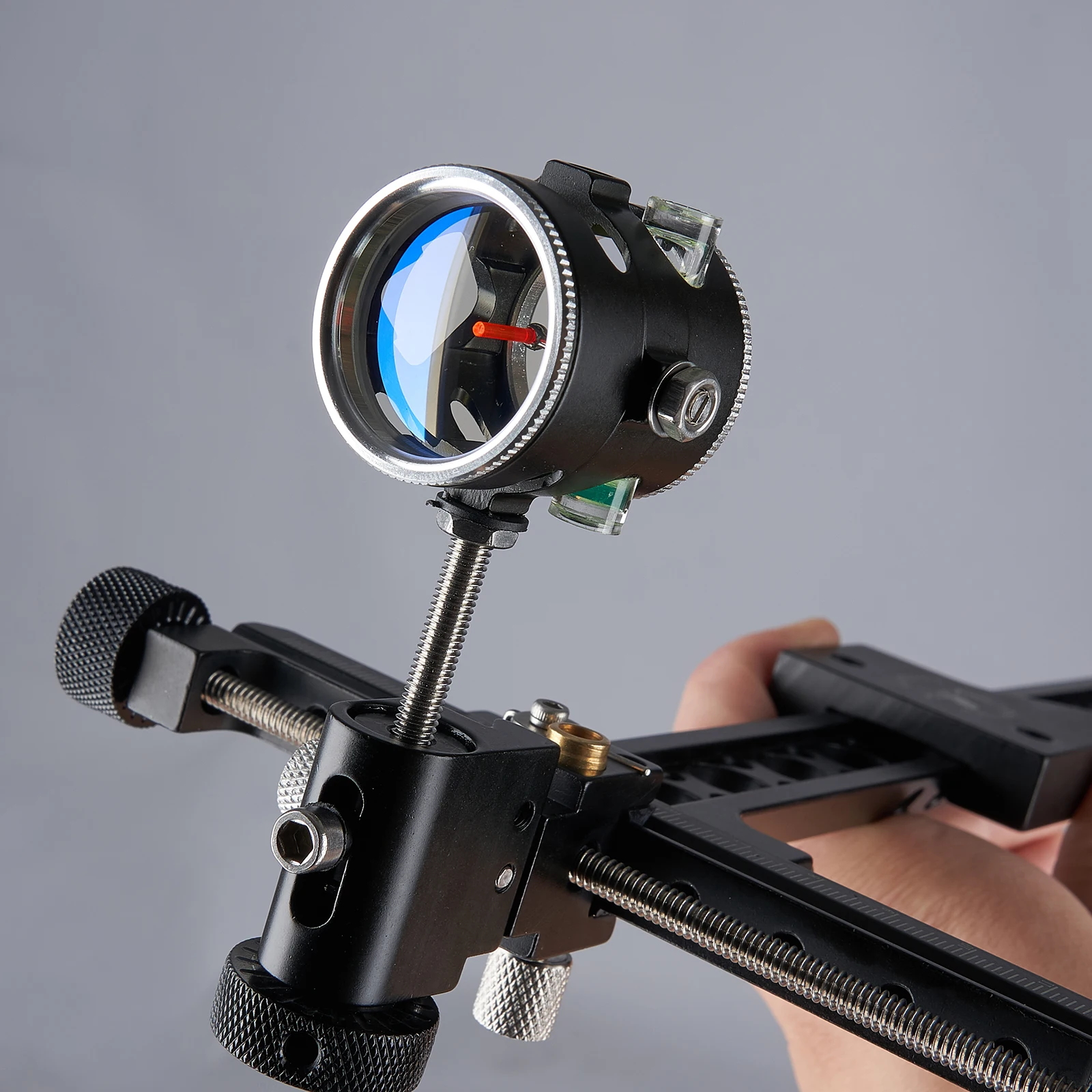 Single-Pin-Archery-Bow-Sight-for-Compound-Bow-Detachable-Long-Rod-Bow ...