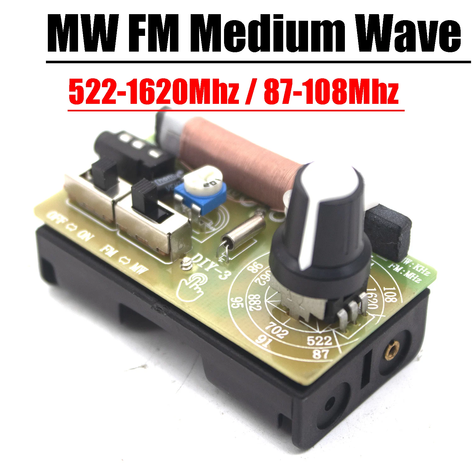 Bin-fm-Mittelwellen-Kopfh-rer-radio-mw-fm-2-Band-522-1620mhz-87-108m ...