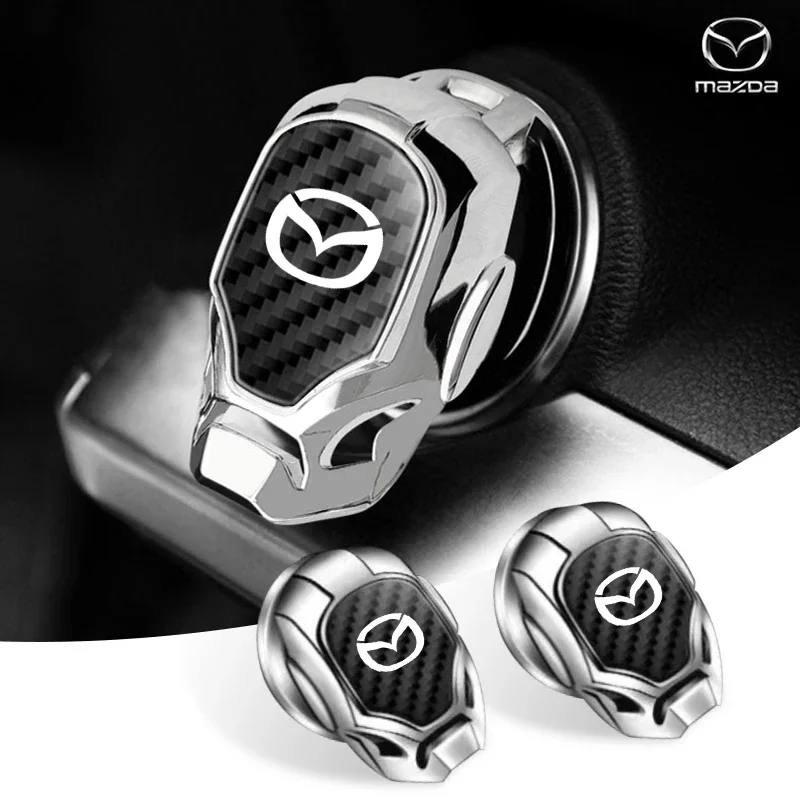 Car-Badge-One-click-Start-Protective-Cover-Start-Stop-Button-Decoration ...