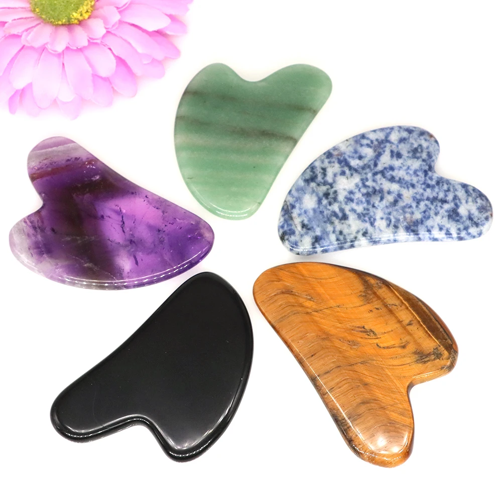 Natural-Stones-Jade-Gouache-Scrapers-Amethyst-Facial-Gua-Sha-Tools-Neck ...