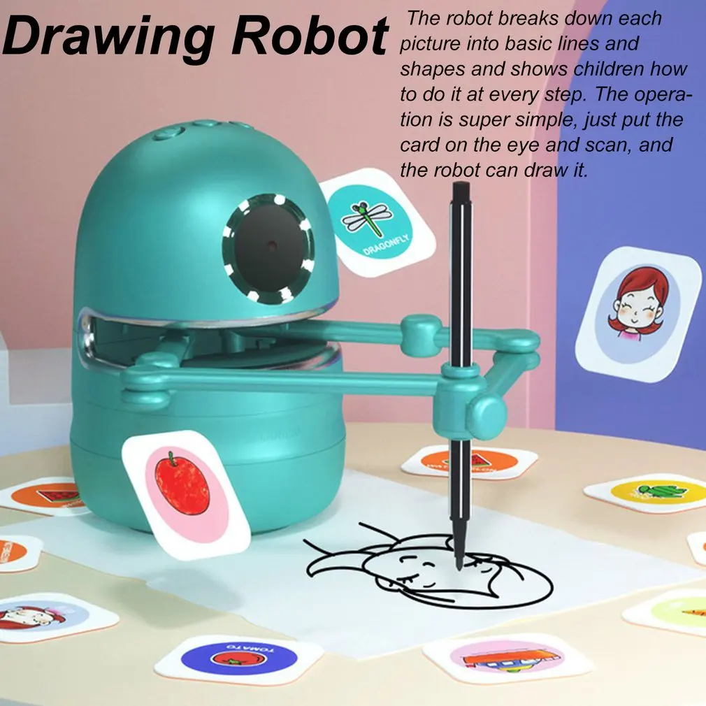Painting Drawing Robots Learning Educational Art Toys Birthday Gift ...