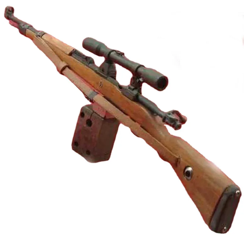 Metal solid wood World War II German full decomposition 98K sniper ...