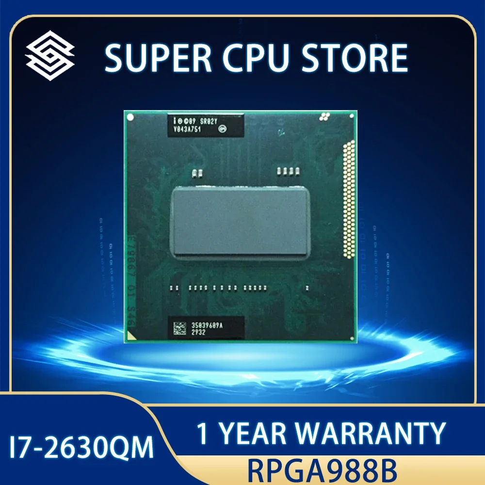 Procesador-Intel-Core-I7-2630QM-SR02Y-i7-2630QM-notebook-CPU-Socket-G2 ...
