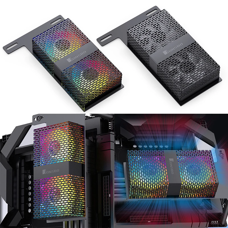 메모리 방열판 4 핀 Pwm 듀얼 5020 팬 3600rpm Pc 냉각 라디에이터 Ddr4 Ddr5 티몬
