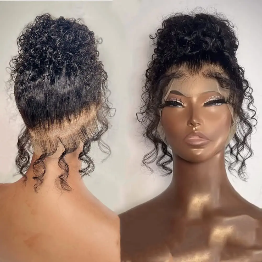 Perruque-Full-Lace-Wig-360-naturelle-boucl-e-cheveux-humains-Deep-Wave ...