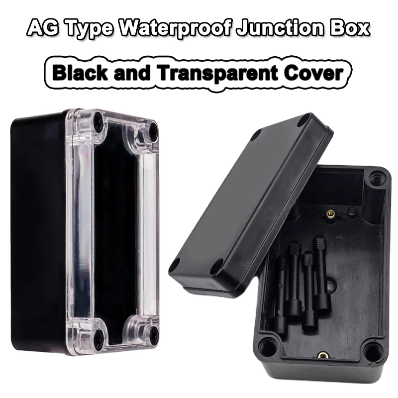 AG Type Black Project Box ABS Plastic IP67 Waterproof Dustproof ...