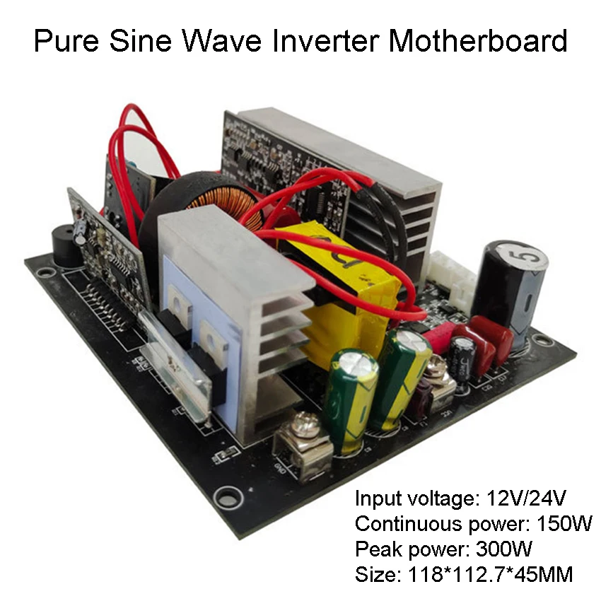 Pure sine wave inverter main board 12v 24v to 220V50Hz/110V60Hz Full ...
