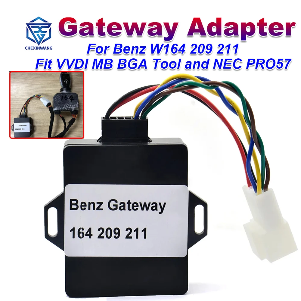 Gateway Adapter For Mercedes Benz A164 W164 211 Gateway Emulator Work ...