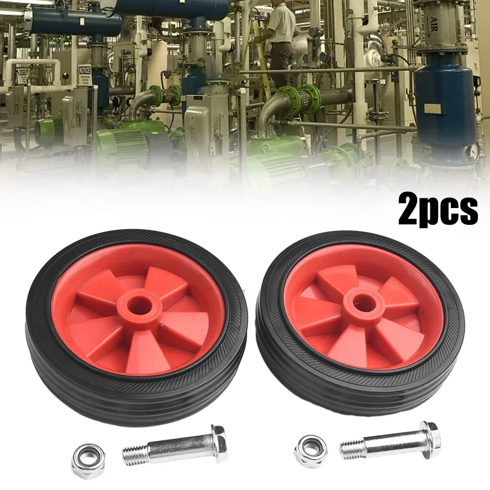 2Pcs-5Inch-6-Inch-Caster-Wheels-Air-Compressor-Wheel-Replacement-For ...
