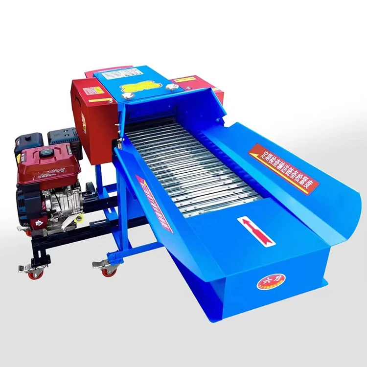 Sheep And Cattle Silage Machine Corn Stalk Grinder Forage Crusher Chaff ...