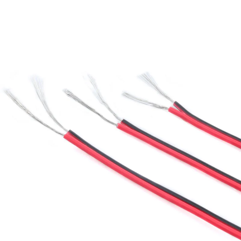 10m/LOT 26 24 22 20AWG Red and Black 2PIN Wire Copper Tinned Electronic ...