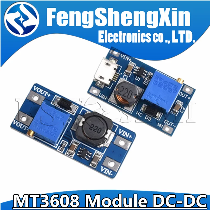 5pcs MT3608 Module DC-DC Step Up Converter Booster Power Supply Module ...